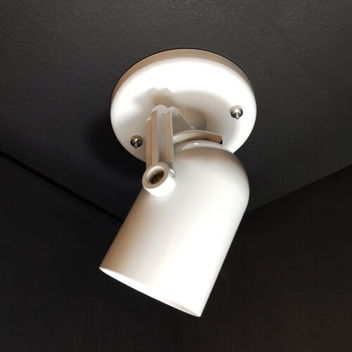 SPOT EXTERNO FACHO ORIENTÁVEL COM CANOPLA PARA LÂMPADA PAR20 E27 - Luminare